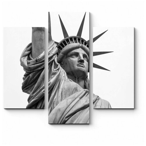 Модульная картина Величественная статуя Свободы 100x90