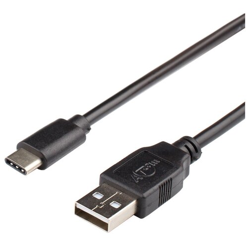 Кабель Atcom USB Type-C - USB (AT2773), 0.8 м, черный