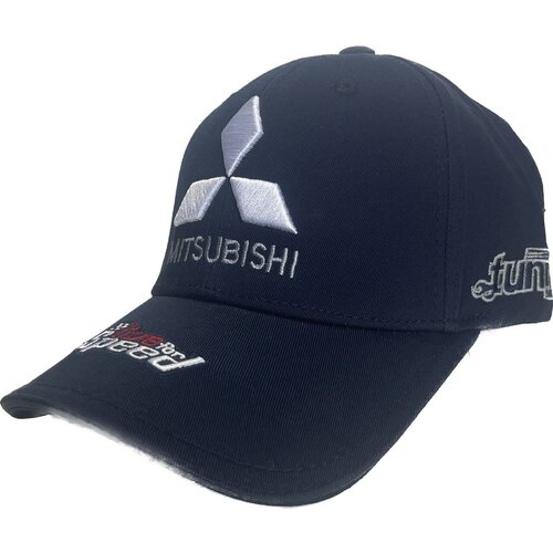 Бейсболка бини Mitsubishi Бейсболка МИТСУБИСИ кепка MITSUBISHI, размер 55-58, синий