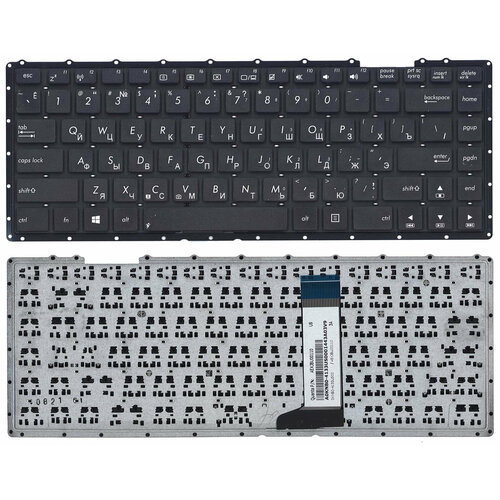 Клавиатура для Asus X451C, русская, черная