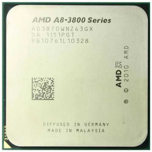 Процессор AMD A8-3870K Llano FM1,  4 x 3000 МГц, OEM