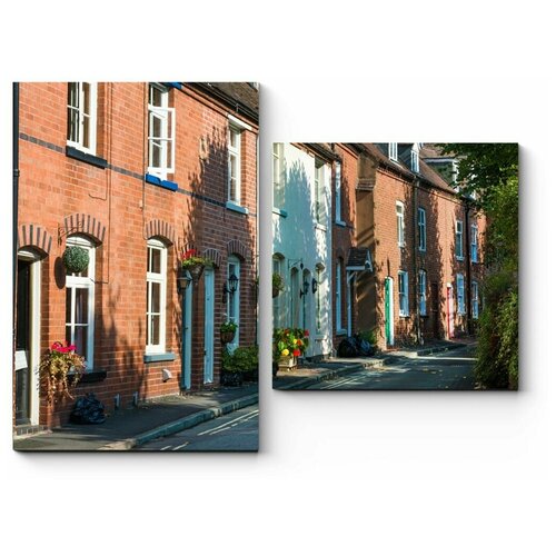 Модульная картина Тихая улочка Бриджнорта, Англия40x30