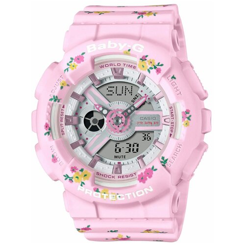 Наручные часы CASIO Baby-G, розовый, черный
