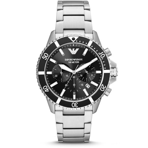 Наручные часы EMPORIO ARMANI Diver AR11360, черный, серебряный