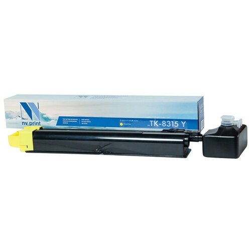 Картридж NV Print TK-8315 Yellow для Kyocera, 6000 стр, желтый