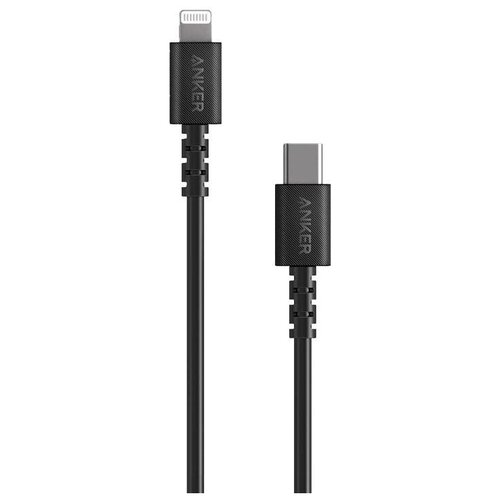 Кабель ANKER PowerLine Select USB Type-C - Lightning MFI (A8612), 0.9 м, 1 шт., черный