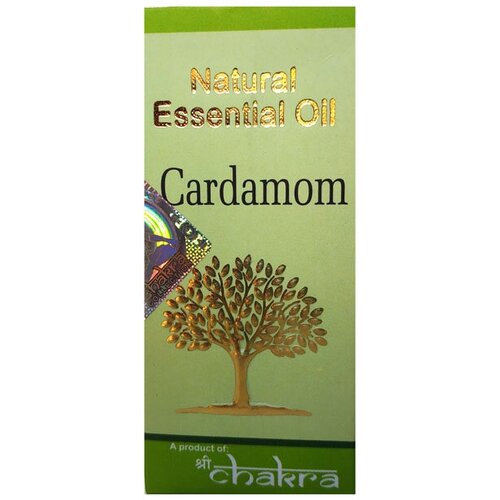 Natural Essential Oil CARDAMOM, Shri Chakra (Натуральное эфирное масло кардамон, Шри Чакра), 10 мл.