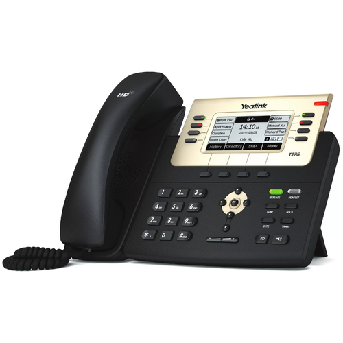VoIP-телефон Yealink SIP-T27G черный