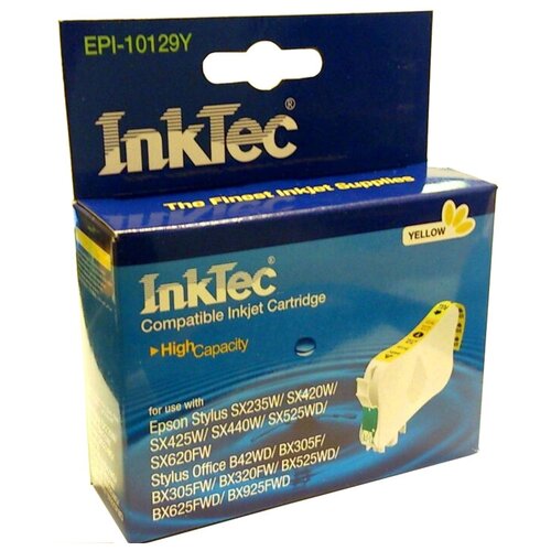 Картридж InkTec EPI-10129Y, 610 стр, желтый