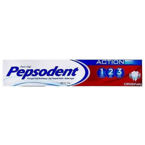 Зубная паста Pepsodent Action 1,2,3 Original, 75 мл
