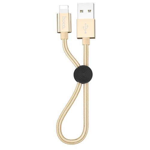 Кабель Hoco X35 Premium USB - Lightning, 0.25 м, 1 шт., золотой