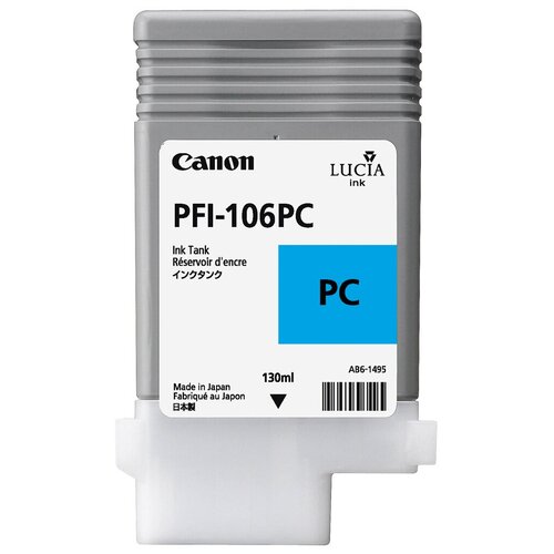 Картридж Canon PFI-106PC (6625B001), 130 стр, светло-голубой