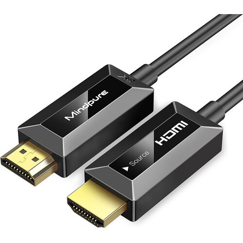 Кабель Mindpure Оптический оптоволоконный HDMI 2.1 Optical Fiber 8K 4K HDR eARC VRR 48Gbps HD010 30м