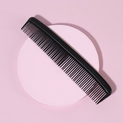 Queen fair Расчёска комбинированная, 22 × 4,5 см, цвет чёрный