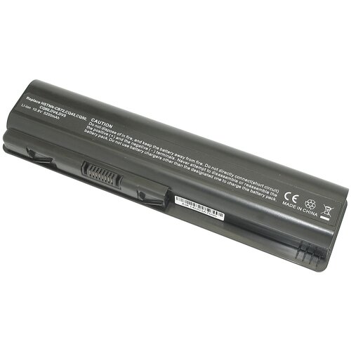 Аккумуляторная батарея для ноутбука HP Pavilion DV4, Compaq CQ40, CQ45 (HSTNN-CB72) 52Wh OEM черная