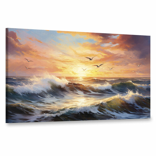 Интерьерная картина 100х60 "Морской ветер"