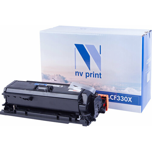 Картридж NV Print CF330X Черный для принтеров HP LaserJet Color M651dn/ M651n/ M651xh, 20500 страниц