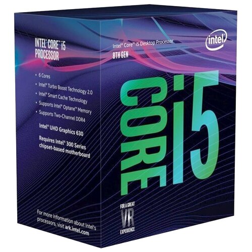 Процессор Intel Core i5-8600 LGA1151 v2,  6 x 3100 МГц, BOX