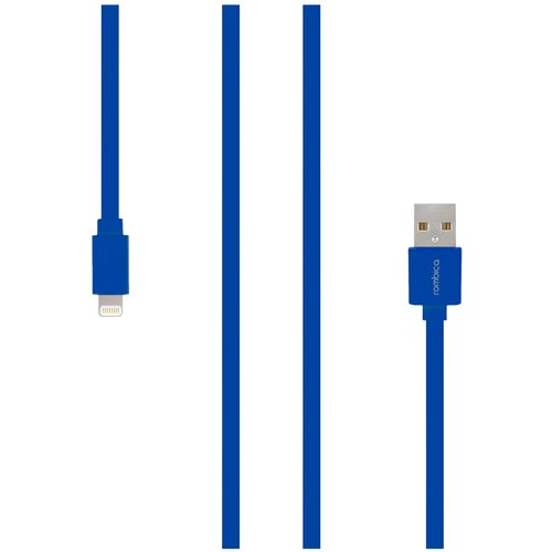 Кабель Rombica Digital USB - Lightning MFI (MR-01), 1 м, blue