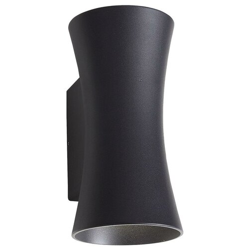 ST Luce Уличный настенный светильник Verona SL088.401.02 светодиодный, 10 Вт, цвет арматуры: черный, цвет плафона черный