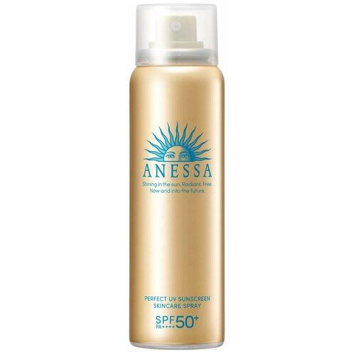 Anessa Perfect UV Spray SPF 50+ японский водостойкий санскрин, солнцезащитный спрей для лица и тела, 60 гр