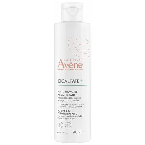 AVENE CICALFATE+ Очищающий гель для чувствительной и раздраженной кожи, 200 мл