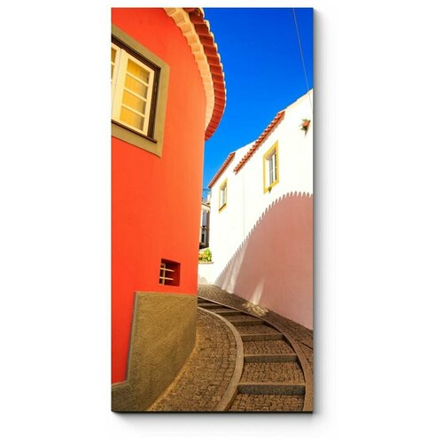 Модульная картина Очаровательная Южная улица в Португалии20x40