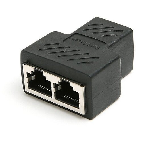 Разветвитель VCOM RJ-45 8P8C - 2x8P8C (CT252S), 0.11 м, 1 шт., черный