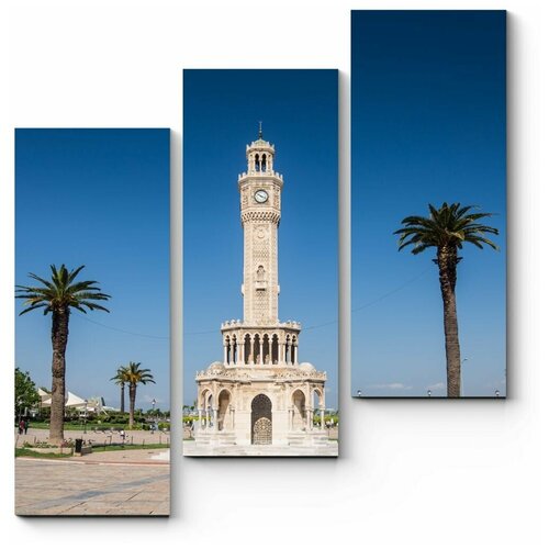Модульная картина Измирская часовая башня в Турции100x107