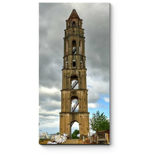 Модульная картина Старинная башня80x160