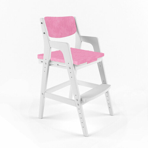 Детский растущий стул Вуди с подушками, цвет Белый/Барби