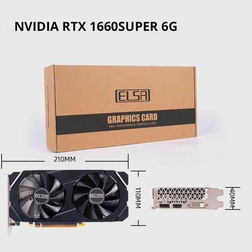 Видеокарта ELSA GeForce GTX 1660 SUPER 6ГБ