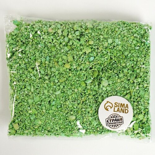 Страна Карнавалия Наполнитель для шара «Мелкое конфетти, бумажное», цвет зелёный, 50 г