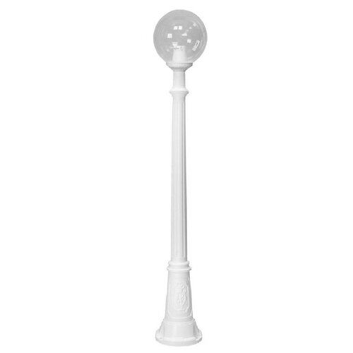 Fumagalli Уличный светильник Artu/Globe G250 G25.158.000.WXE27, E27, 60 Вт, цвет арматуры: белый, цвет плафона бесцветный