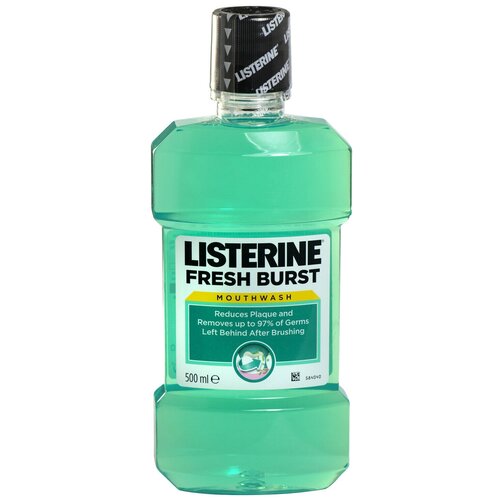 Listerine ополаскиватель Fresh Burst, 500 мл, мята