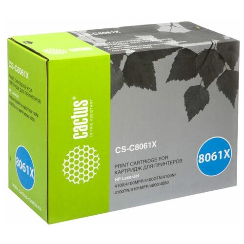 Картридж cactus CS-C8061X, 10000 стр, черный