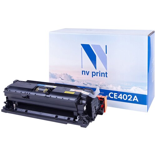 Картридж NV Print CE402A для HP, 6000 стр, желтый