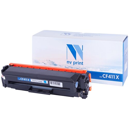Картридж NV Print CF411X для HP, 5000 стр, голубой