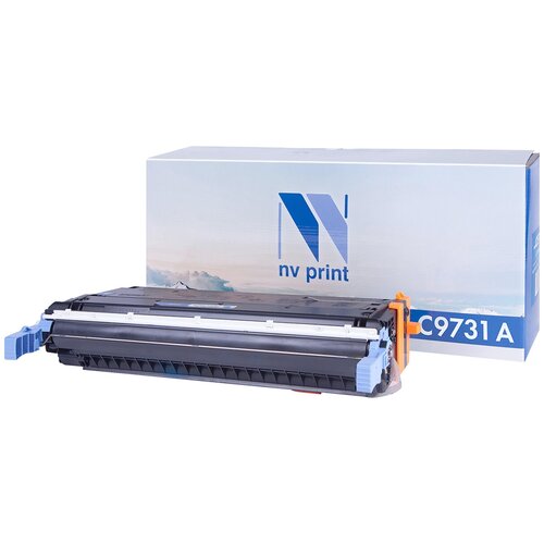 Картридж NV Print C9731AC для HP, 12000 стр, голубой