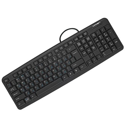 Клавиатура CROWN MICRO CMK-F02B Black USB черный