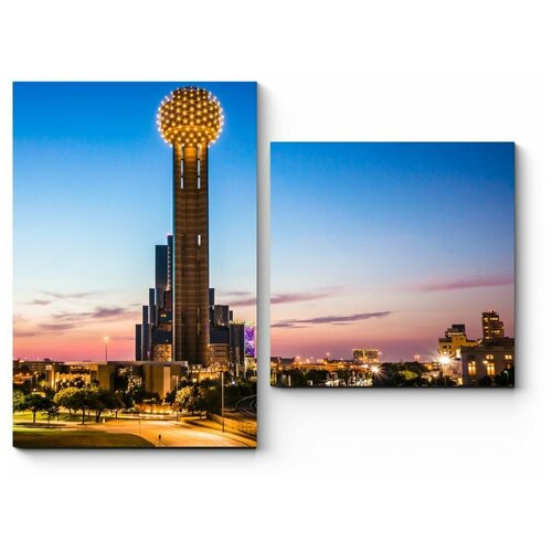 Модульная картина Реюньон Башня в Далласе40x30