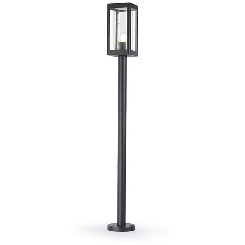 Уличный ландшафтный светильник ST2422 GR/CL серый/прозрачный IP54 E27 max 40W 110*110*1000