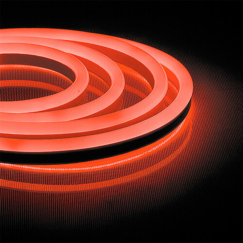 Cветодиодная LED лента Feron LS721 неоновая, 144SMD(2835)/м 12Вт/м 50м IP67 220V красный, 32712