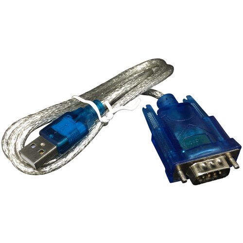 Кабель ESPADA USB 2.0 - COM port (PAUB014), 0.8 м, бело-голубой