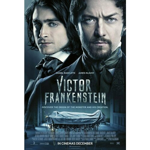 Плакат, постер на холсте Виктор Франкенштейн (Victor Frankenstein), Пол МакГиган. Размер 21 х 30 см