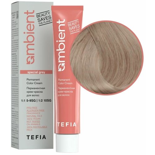 Tefia Ambient Крем-краска для волос AMBIENT 10.810, Tefia, Объем 60 мл