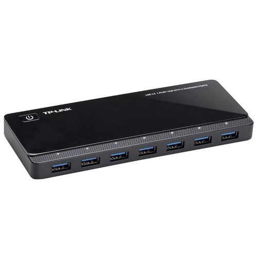USB-концентратор  TP-LINK UH720, разъемов: 7, 100 см, черный