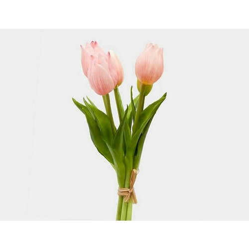 EDG, Искусственный букет тюльпаны "обаяние весны", светло-розовые, 26 см 216001-55-1