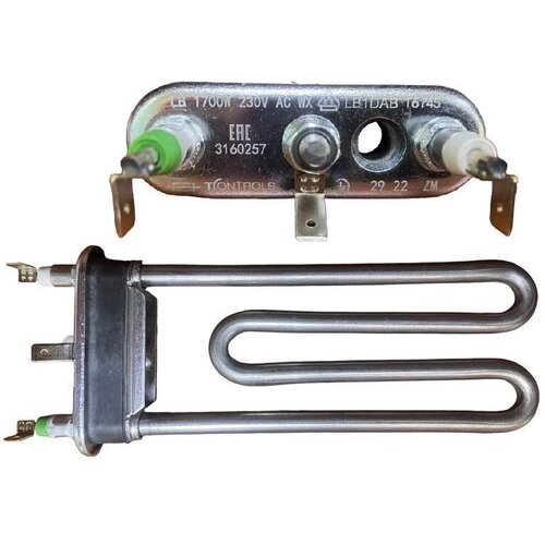 Нагревательный элемент (ТЭН) T-Controls для стиральной машины универсальный 1700W - 3160257