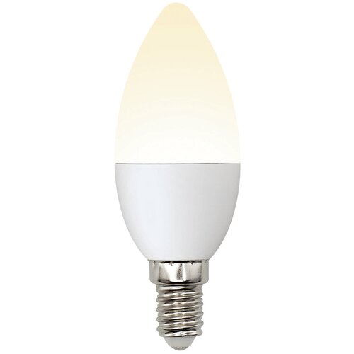 Лампа светодиодная Uniel UL-00002373, E14, C37, 6 Вт, 6500 К